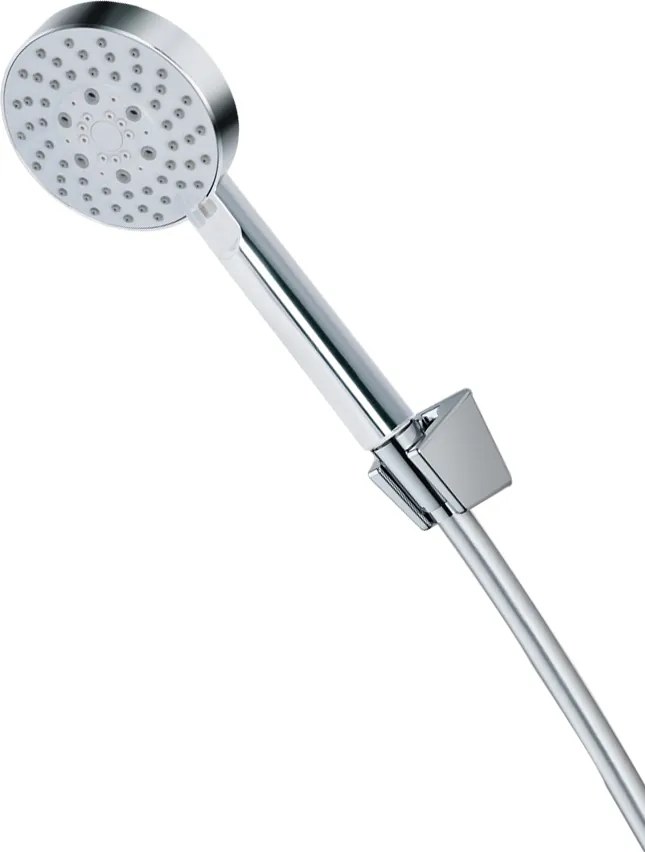 Mereo Mereo, Vanový set: pětipolohová sprcha, šedostříbrná hadice, držák sprchy, CB469G