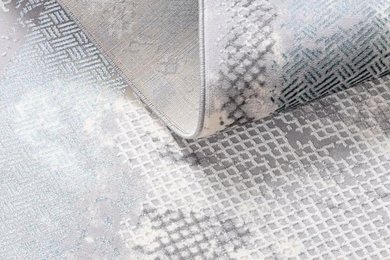 Dywany Łuszczów Kusový koberec Core A004 Frame ivory/grey and blue ROZMĚR: 160x220
