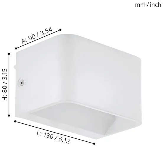 Eglo 98421 - LED Nástěnné svítidlo SANIA LED/6W/230V