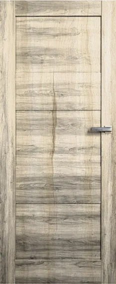 Interiérové dveře vasco doors TEO plné, model 1 Průchozí rozměr: 70 x 197 cm, Orientace dveří: Levé dveře, Dekor: Ořech muškátový