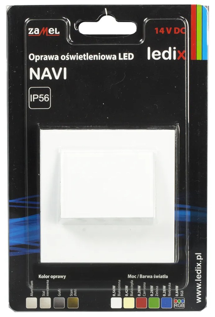Zamel 11-211-51 svítidlo LED pod omítku LEDIX NAVI 14V DC, bílé, studená bílá, IP56