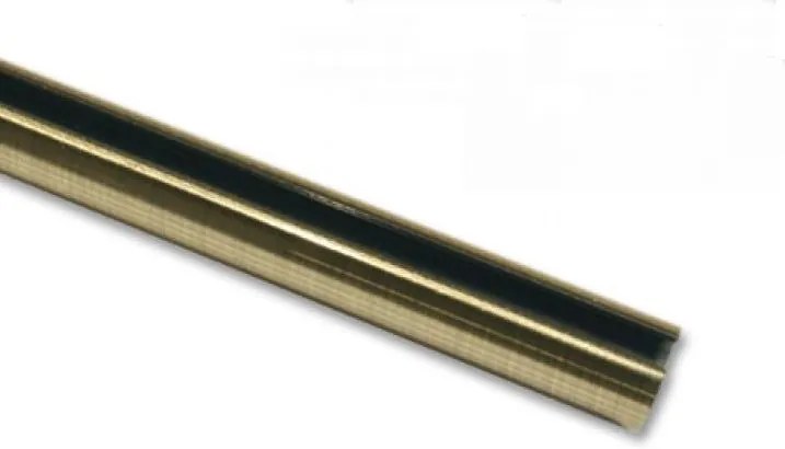 Gardinia Romana 20mm záclonová kolejnička/tyč 160cm kov zlatá-antik