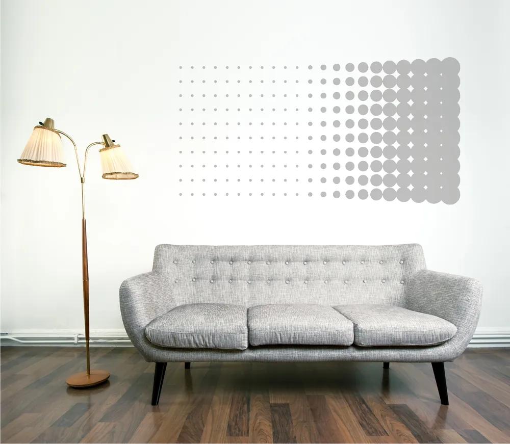 WALLVINIL Samolepky na zeď - Wind Barva: Bílá, Velikost: 60x110 cm, Pravá / Levá: Levá (dekorace směřuje/dívá se doleva)