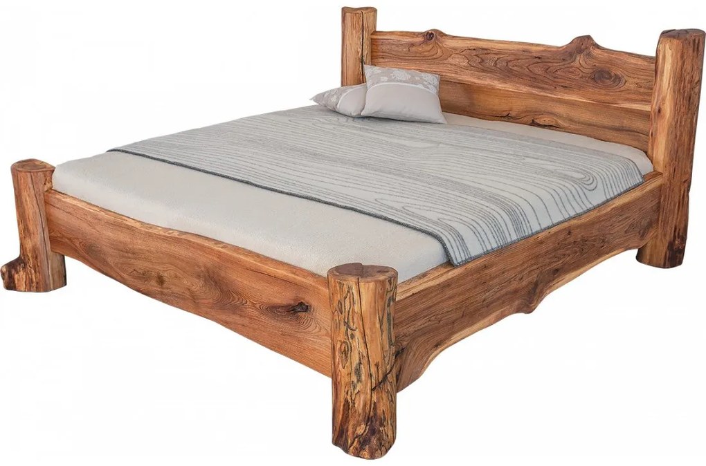 MRAVA, s.r.o. Dvoulůžková postel BELINA - 160 x 200 cm
