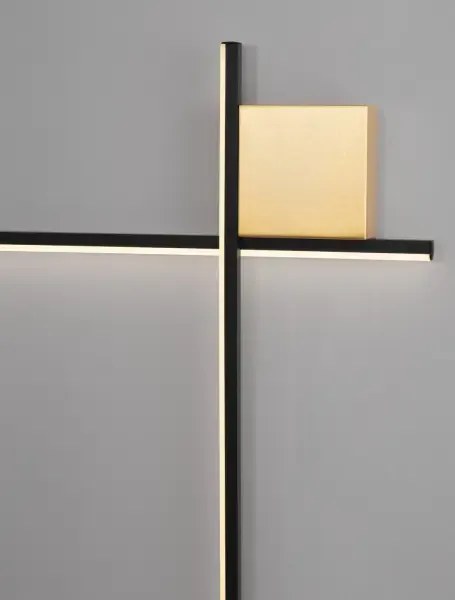 Designové nástěnné svítidlo Cross 80 zlatá