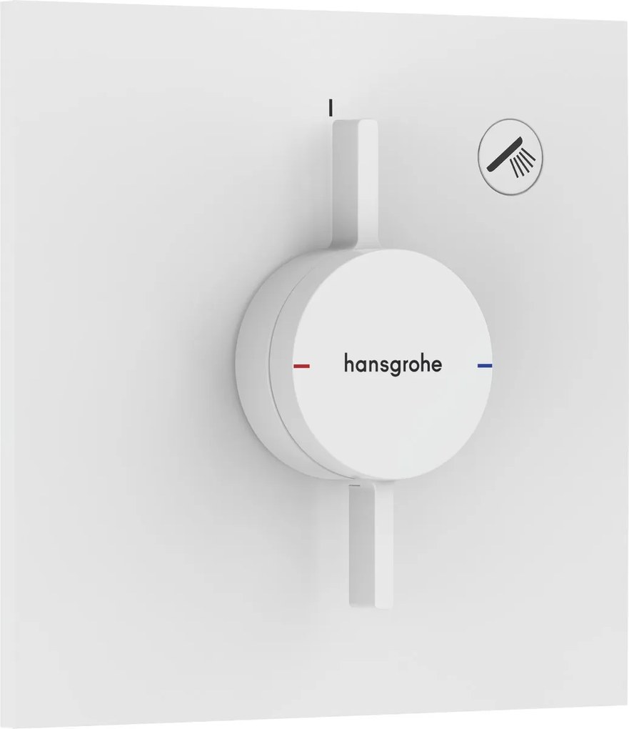 Hansgrohe DuoTurn E, baterie pod omítku pro 1 spotřebič, bílá matná, HAN-75617700