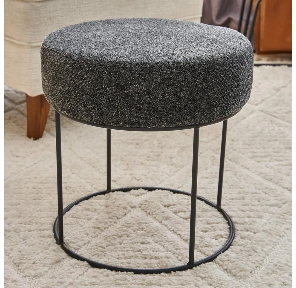 Asir Taburet JAVI pr. 40 cm antracit 825BLC2381