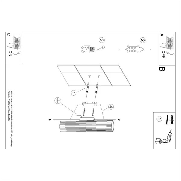 Brilagi - LED Nástěnné svítidlo CRESTO 2xGU10/10W/230V 30 cm bílá