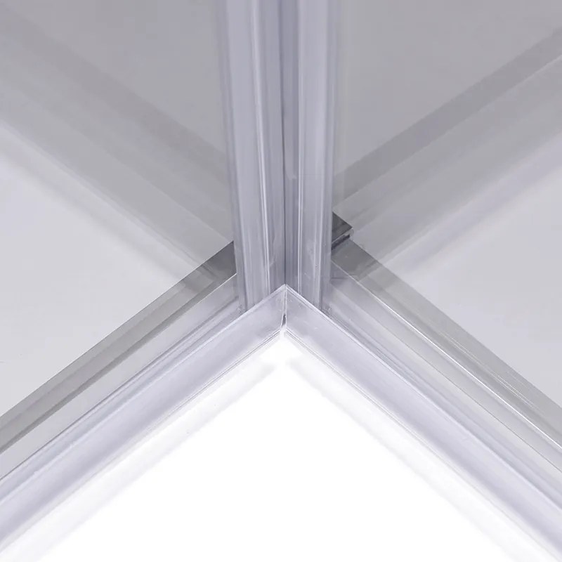 BPS-koupelny Čtvercový sprchový kout SK-NOCR HYD-5175 80x80 chrom/transparent - bez vaničky