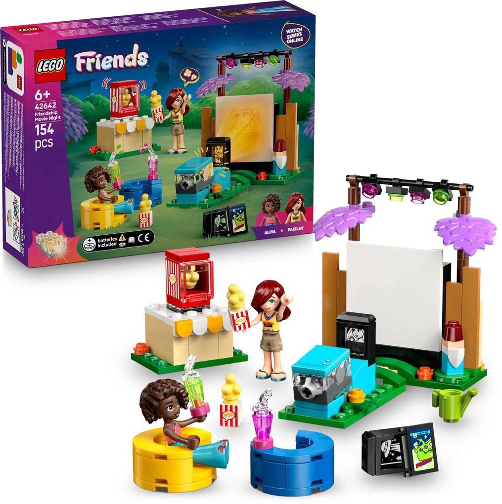 Lego friends 42642 filmový večer s kamarády 5702017814834