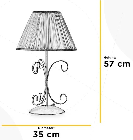 ONLI - Stolní lampa ODINO 1xE27/22W/230V 57 cm