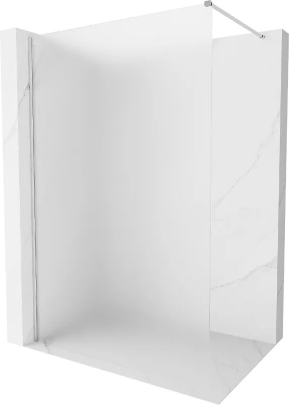 Mexen, Mexen Kioto-X sprchová stěna 90 x 200 cm, mráz 10 mm, chrom - 800-090-101-01-30-X