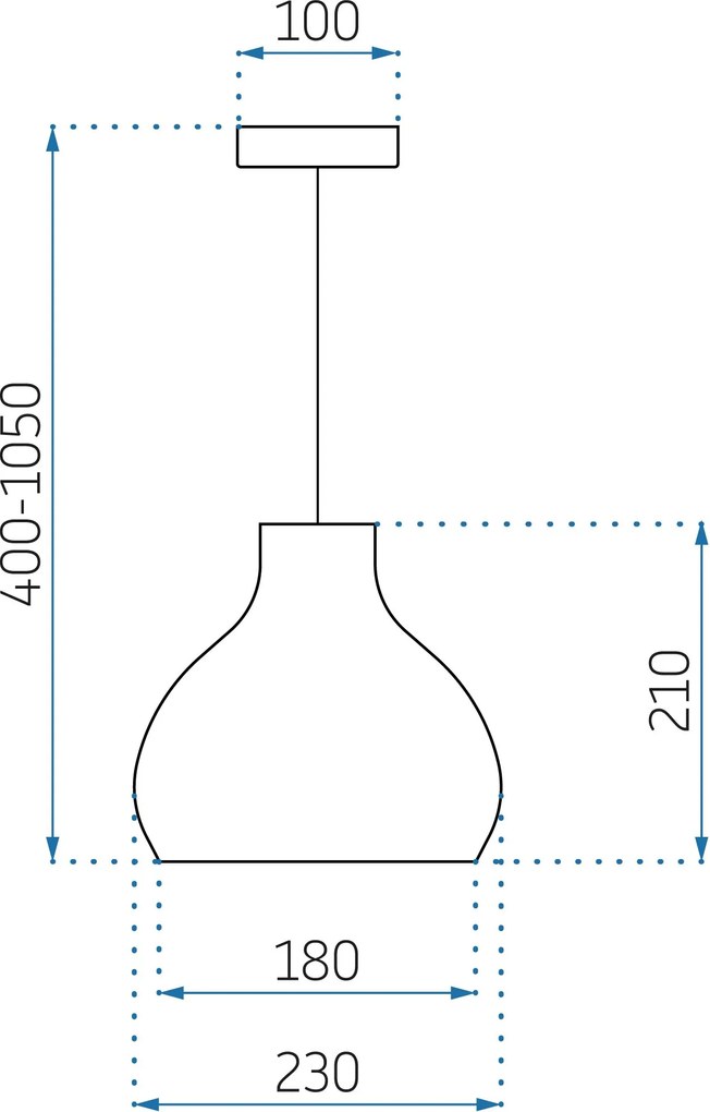 Toolight Toolight, BOHO závěsné stropní svítidlo 1xE27, APP984-1CP, hnědá-černá, OSW-05193