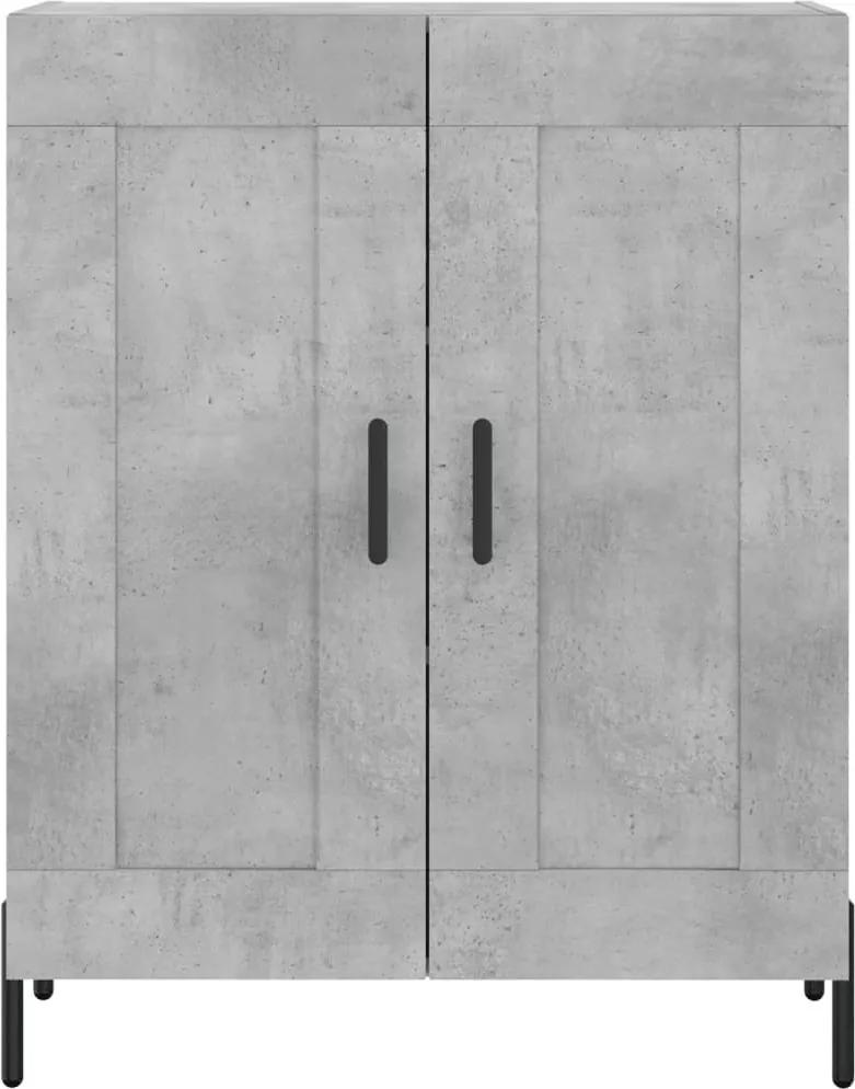 vidaXL Příborník 69,5 x 34 x 90 cm kompozitní dřevo [830208] Barva: Betonová šedá