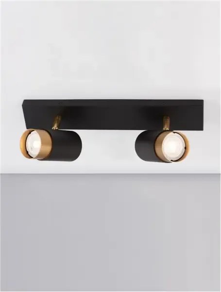 Designové stropní svítidlo Pogno 35 černé