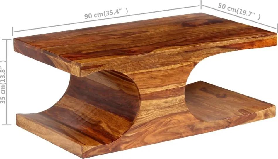 vidaXL Konferenční stolek 90 x 50 x 35 cm [244685]