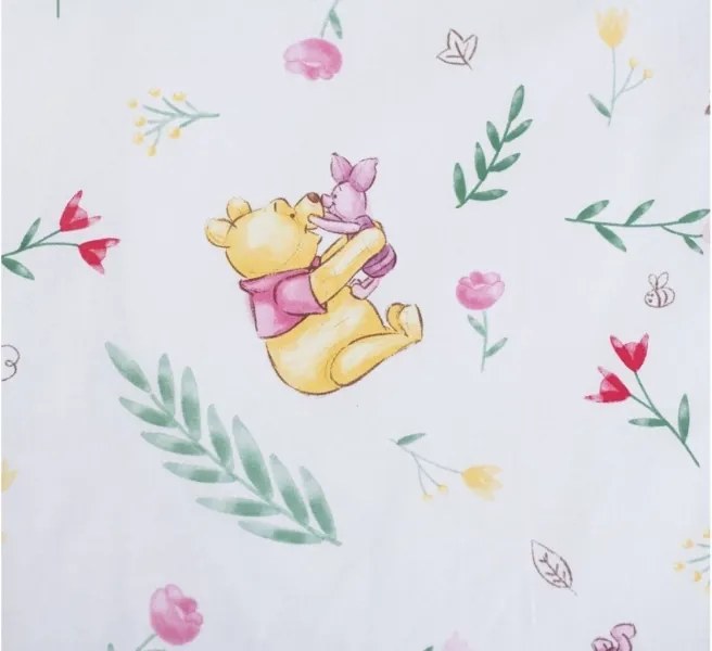 Jerry Fabrics Povlečení do postýlky WTP Pooh hugs baby 100x135, 40x60 cm