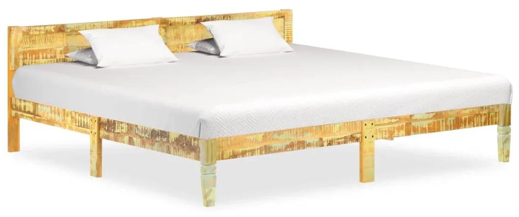 288439 vidaXL Rám postele masivní recyklované dřevo 200 x 200 cm