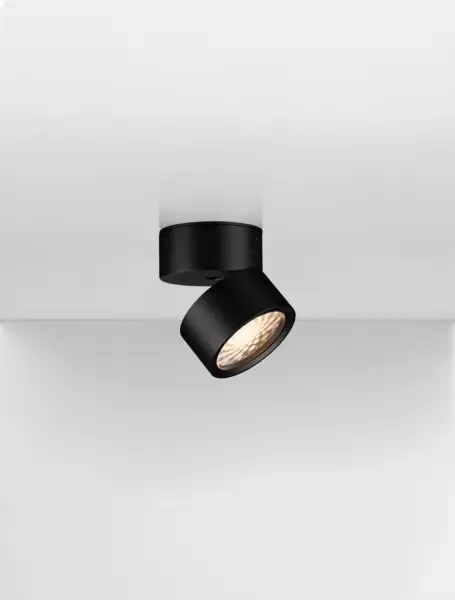 Minimalická bodová svítilna Pull Černá