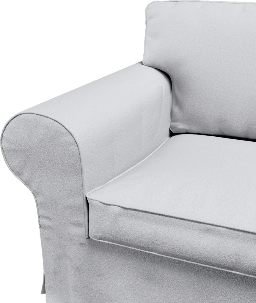 Potah na křeslo IKEA Ektorp barva bílá látka pletený vzor