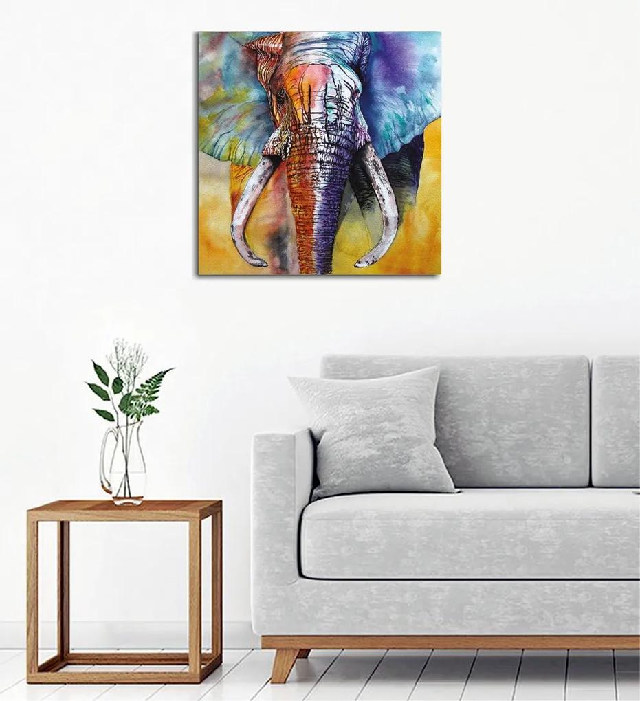 Obraz na plátně Elephant ethno KC306 50x70 cm