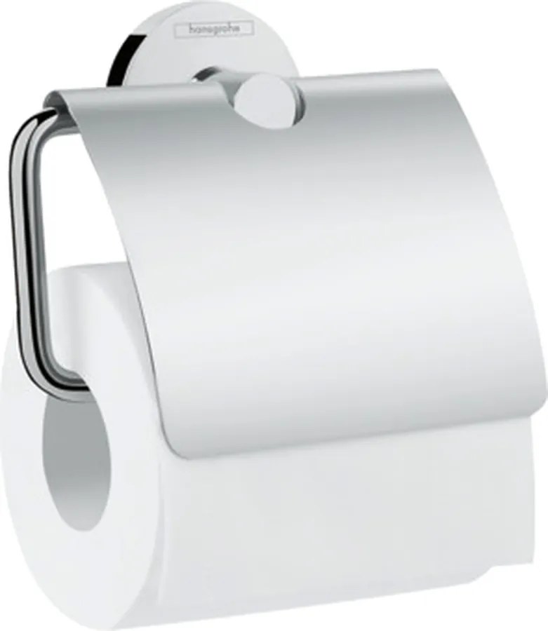 Hansgrohe Logis Universal, držák na toaletní papír s krytem, ​​chromová, HAN-41723000