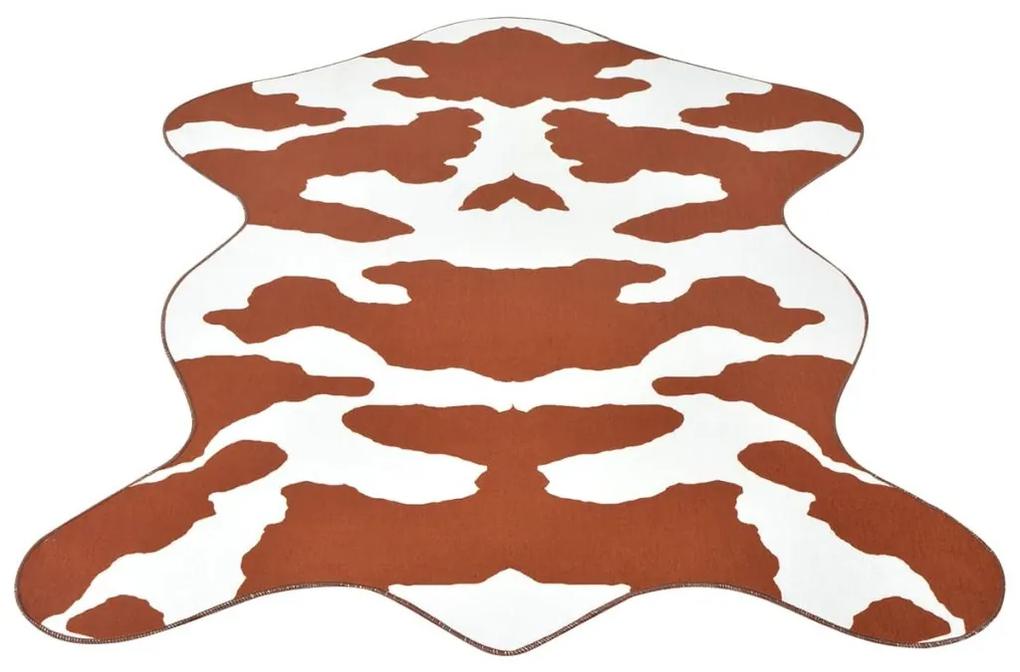 Tvarovaná rohož - potisk kráva hnědá | 110x150 cm | BIANO