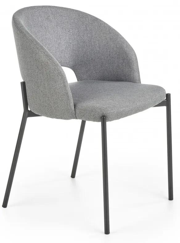 Designová židle Brinne šedá