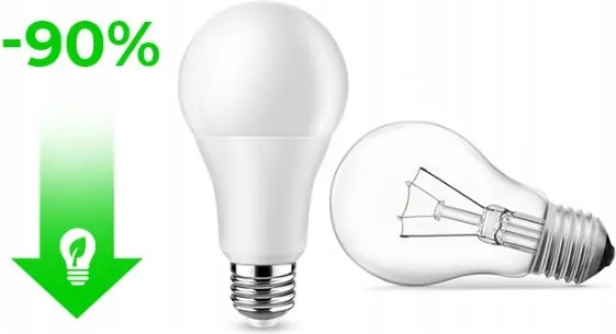 ECOLIGHT LED žárovka - E27 - 15W - 1350Lm - neutrální bílá 4000K Eco Light 230V