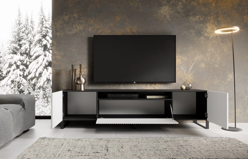 ADRK Furniture RTV skříňka NOEMI Stojící ADRK-RTV-NOES-BW