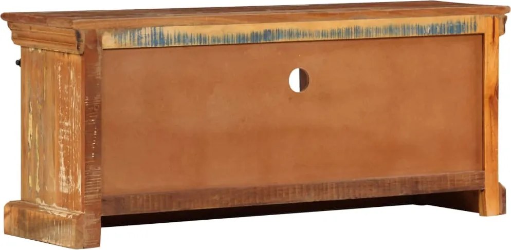 TV stolek 110 x 30 x 45 cm masivní recyklované dřevo 247328