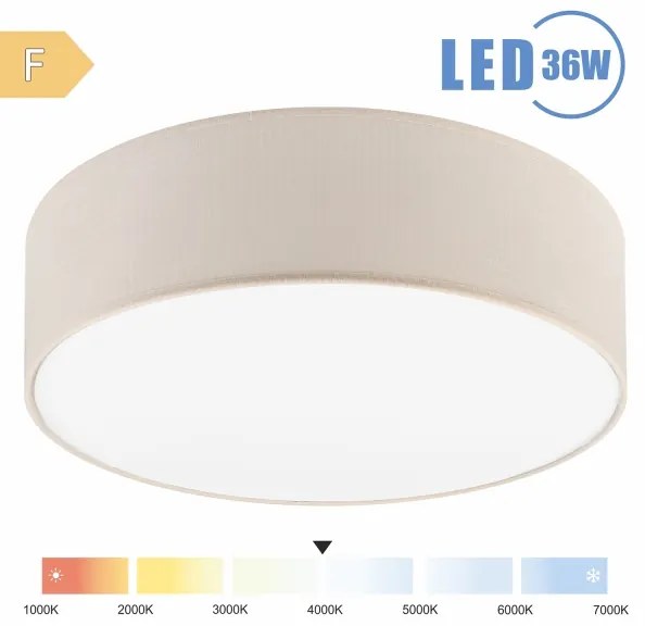 Brilagi - LED Stropní svítidlo SIRIJA LED/36W/230V pr. 45 cm krémová