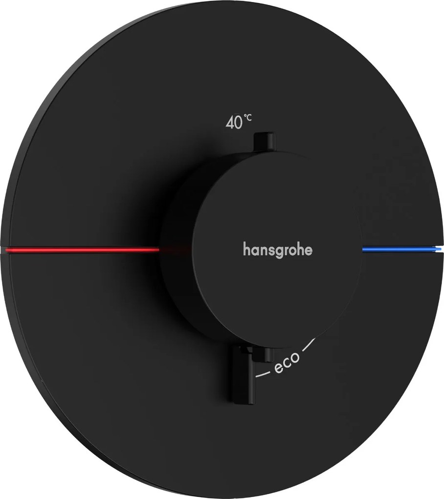 Hansgrohe ShowerSelect Comfort S, termostat pod omítku, černá matná, HAN-15559670