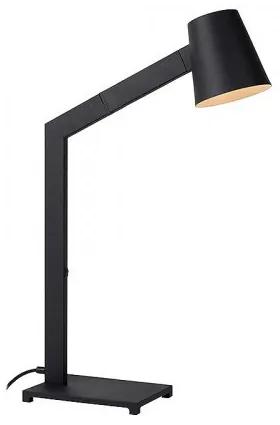 LUCIDE MIZUKO Desk Lamp E14 H67cm Black, stolní lampa