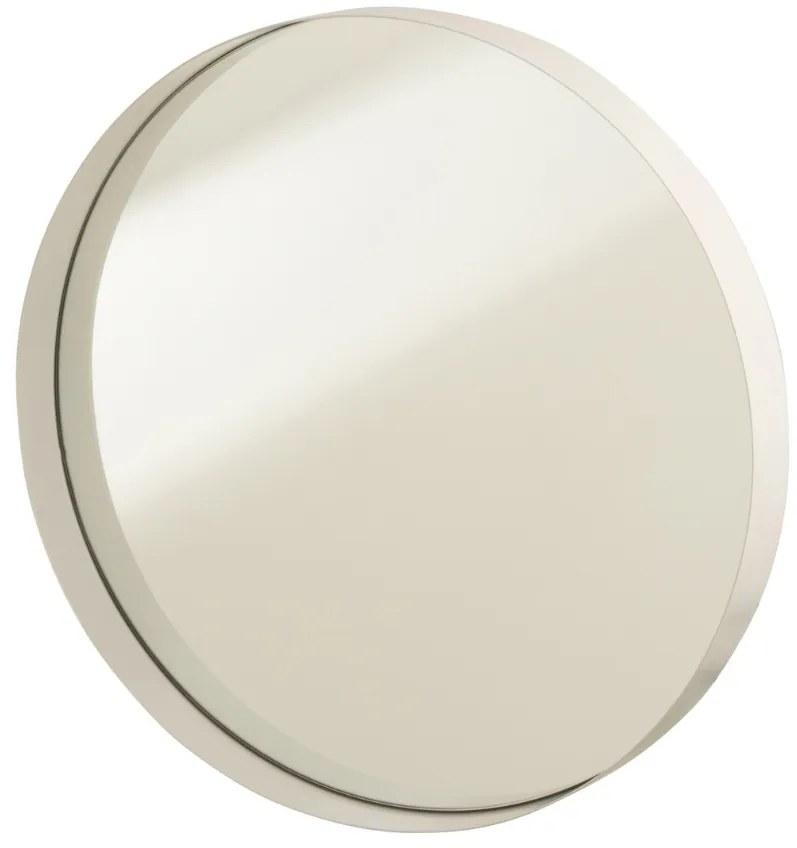 Bílé závěsné zrcadlo J-line Beta 40 cm