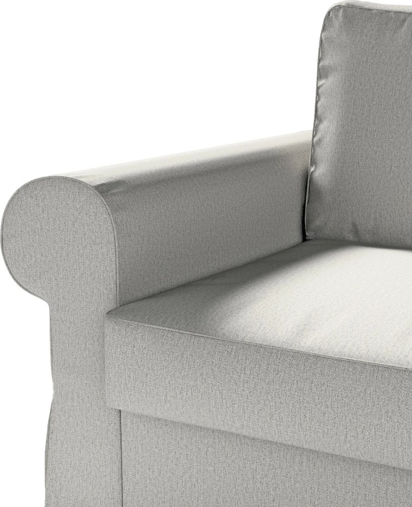 Potah na pohovku IKEA Backabro 2-místná, rozkládací barva šedá látka pletený vzor