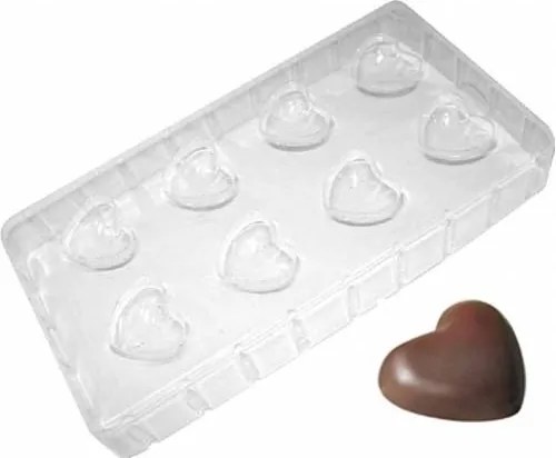 Formičky na čokoládu srdce - Ibili