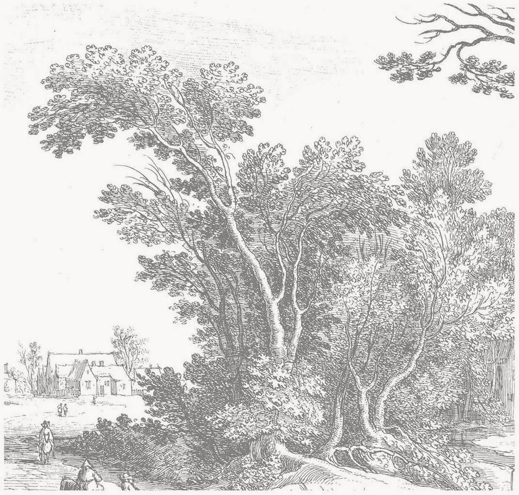 Tapeta Engraved Landscapes V