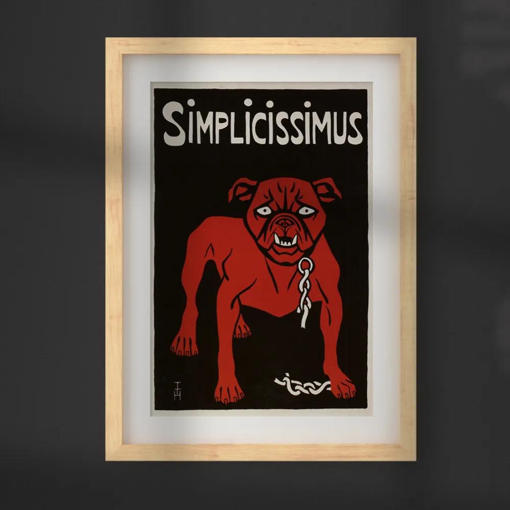Designovy plakát Simplicissimus