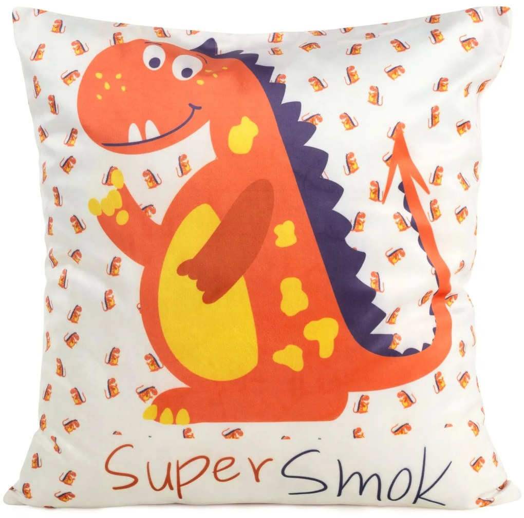 DĚTSKÝ DEKORAČNÍ POVLAK NA POLŠTÁŘ KIDS8 45X45 CM VZOROVANÁ