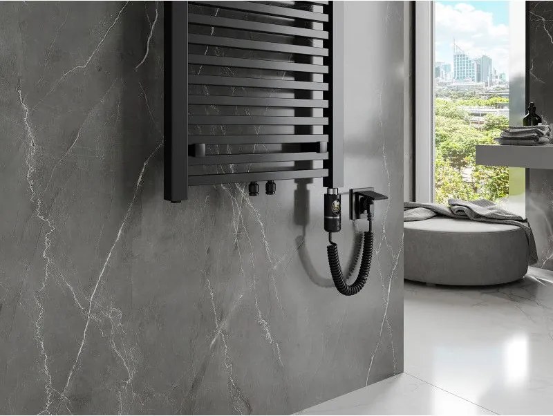 Mexen Pluton, elektrické topné těleso 1200x600 mm + topná tyč 900 W, černá, W106-1200-600-2900-70
