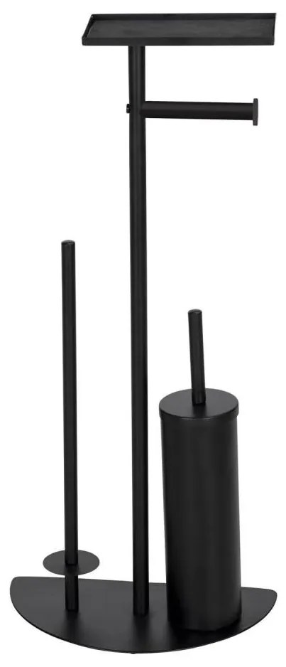 WENKO 26060100 - WC set COSENZA 32,5x72 cm černá 26060100