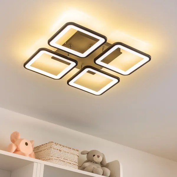 Brilagi - LED Stmívatelný přisazený lustr SQUARED LED/85W/230V 3000-6500K + DO