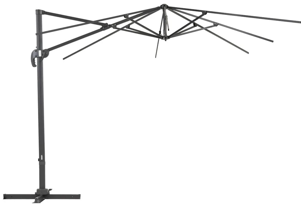 Garden Point Siena 3x3m antracitový rám zahradního slunečníku