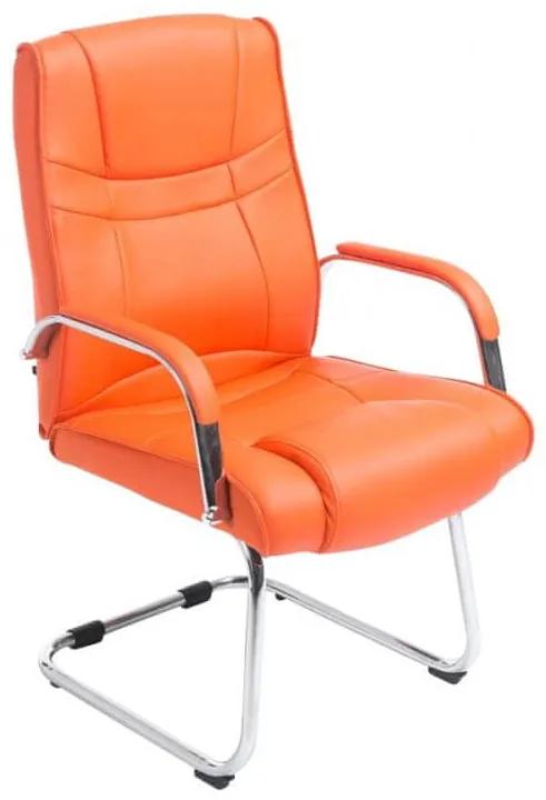 Bhm germany Konferenční židle Attila, oranžová