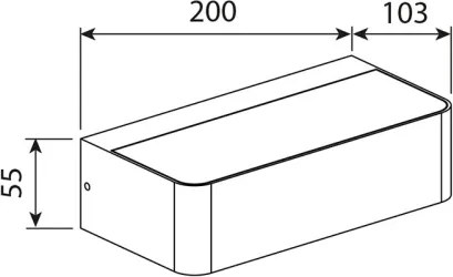 LED svítidlo McLED Cygnus, 8W, 3000K, IP65, černá ML-518.001.19.0