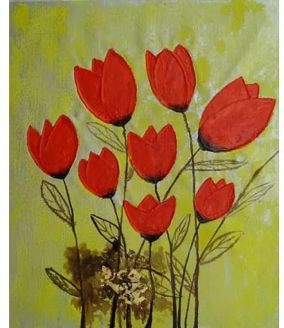 Obraz - Hrst tulipánů
