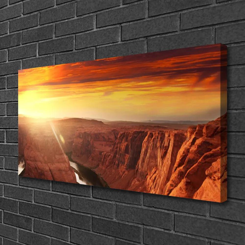 Obraz na plátně Velký Kaňon Krajina 120x60 cm