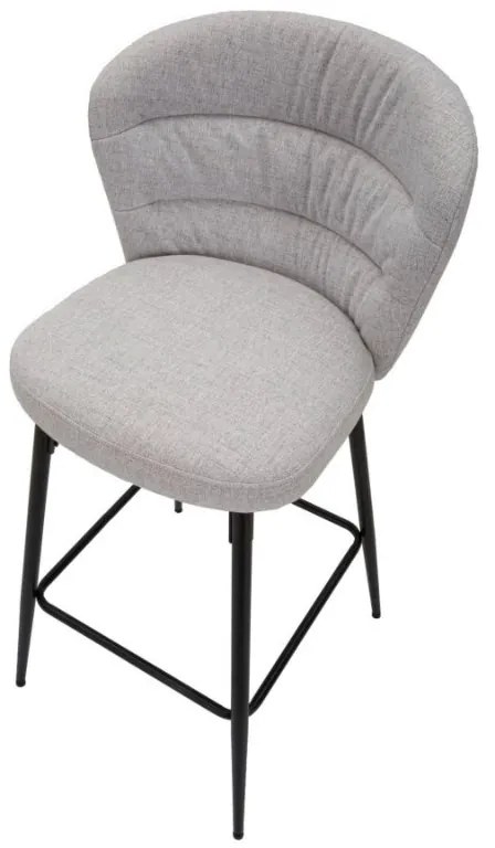 Designová barová židle Bardolph šedá