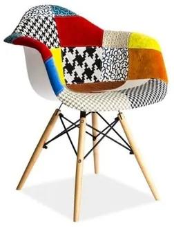 Židle LEON A patchwork